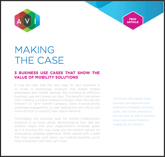 Use Case Value of Mobility